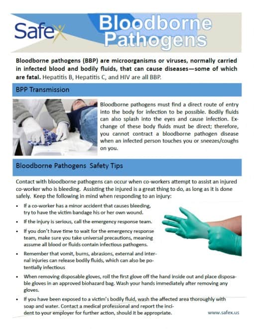 » Bloodborne Pathogen Safety Tips