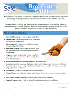 » Box Cutter Safety