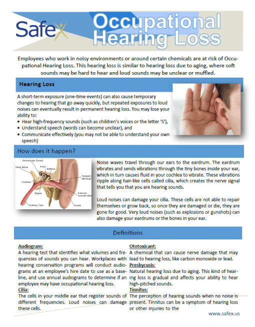 » Occupational Hearing Loss