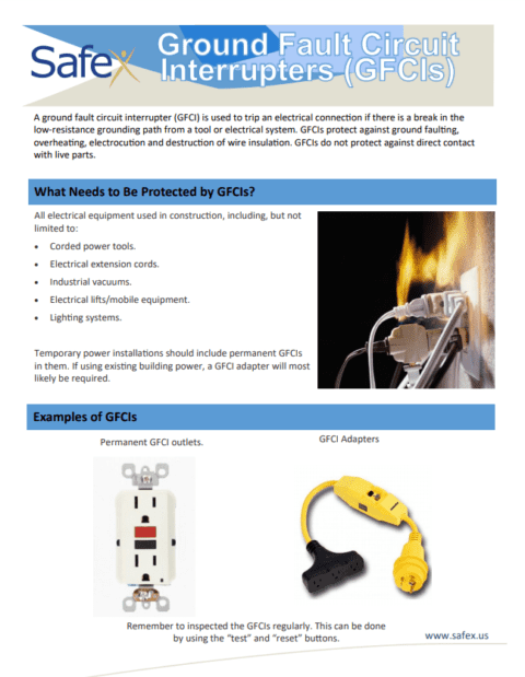 » Ground Fault Circuit Interrupters (GFCIs)